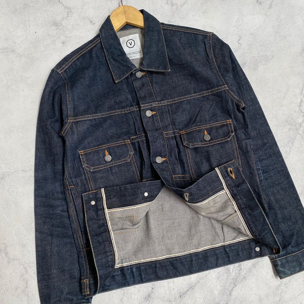 Visvim Visvim Type II Raw Selvedge Denim Jacket Talon Zipper | Grailed