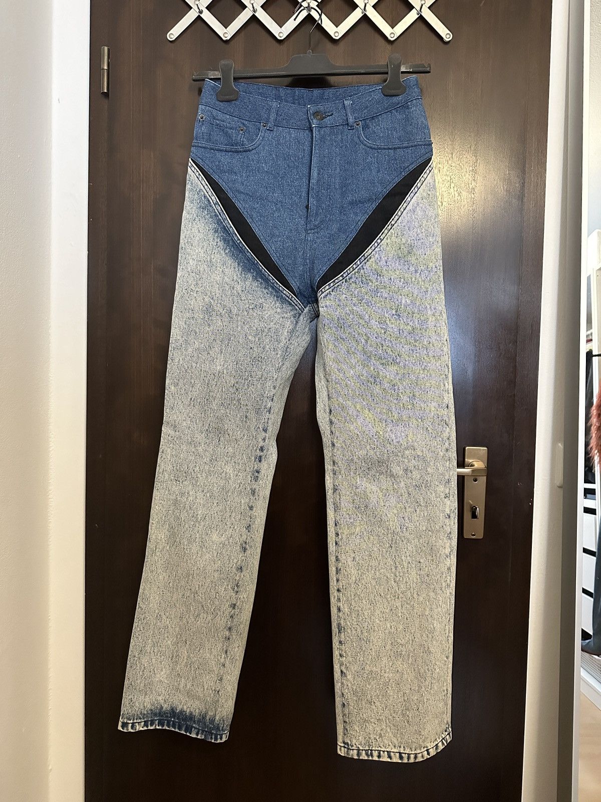 Y/Project Y/Project denim jeans cut out underwear size S 28/29 | Grailed
