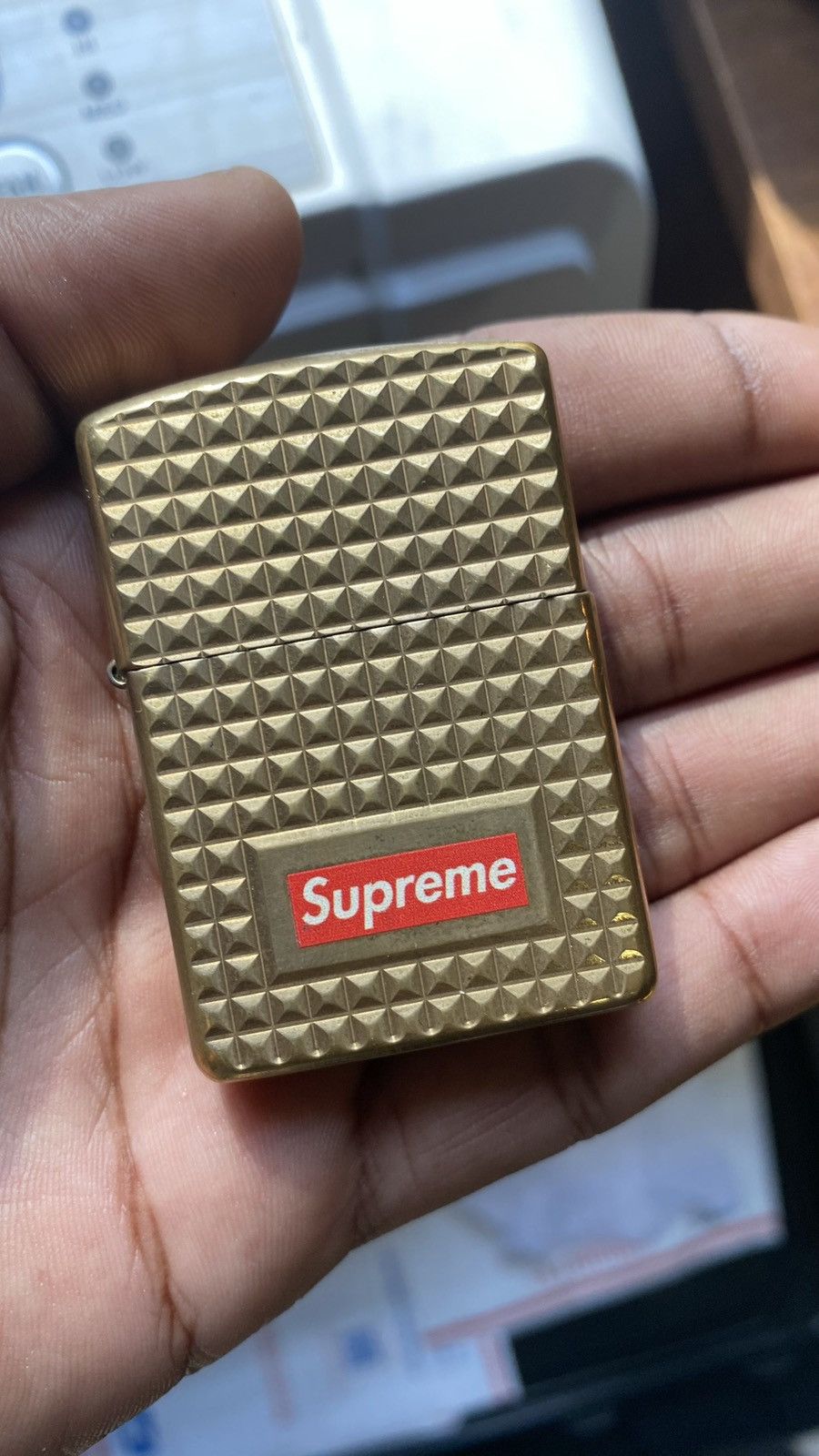 Supreme × Zippo Gold Plated Lighter | Grailed