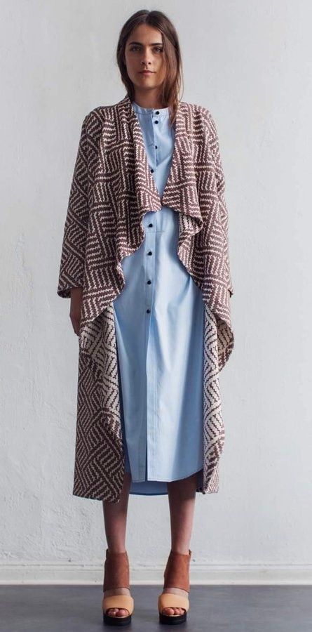 Rodebjer Rodebjer Vive Zig Zag Coat | Grailed