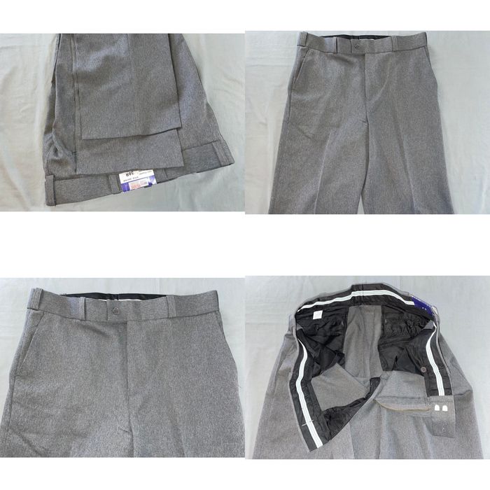 Vintage National Patrol 3000 HGR Flat Front Uniform Pants. Medium Gray ...