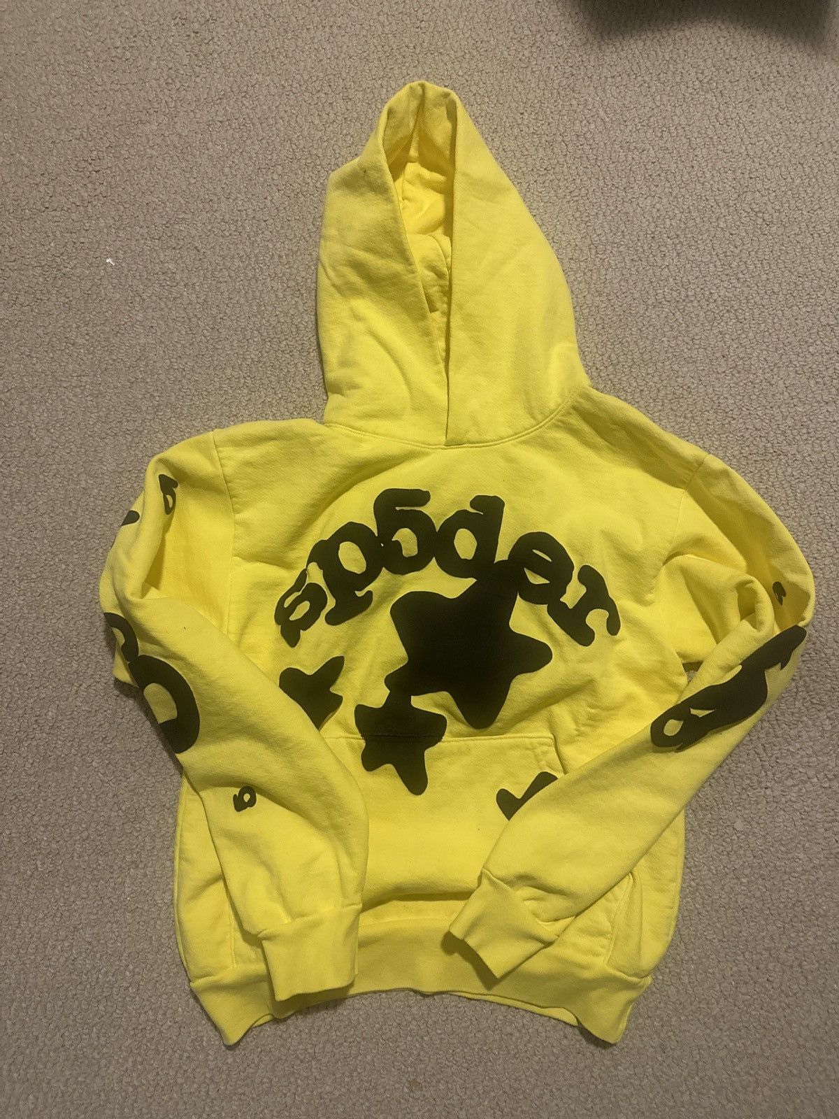 Spider Worldwide Sp5der Beluga Hoodie Gold (Small) | Grailed