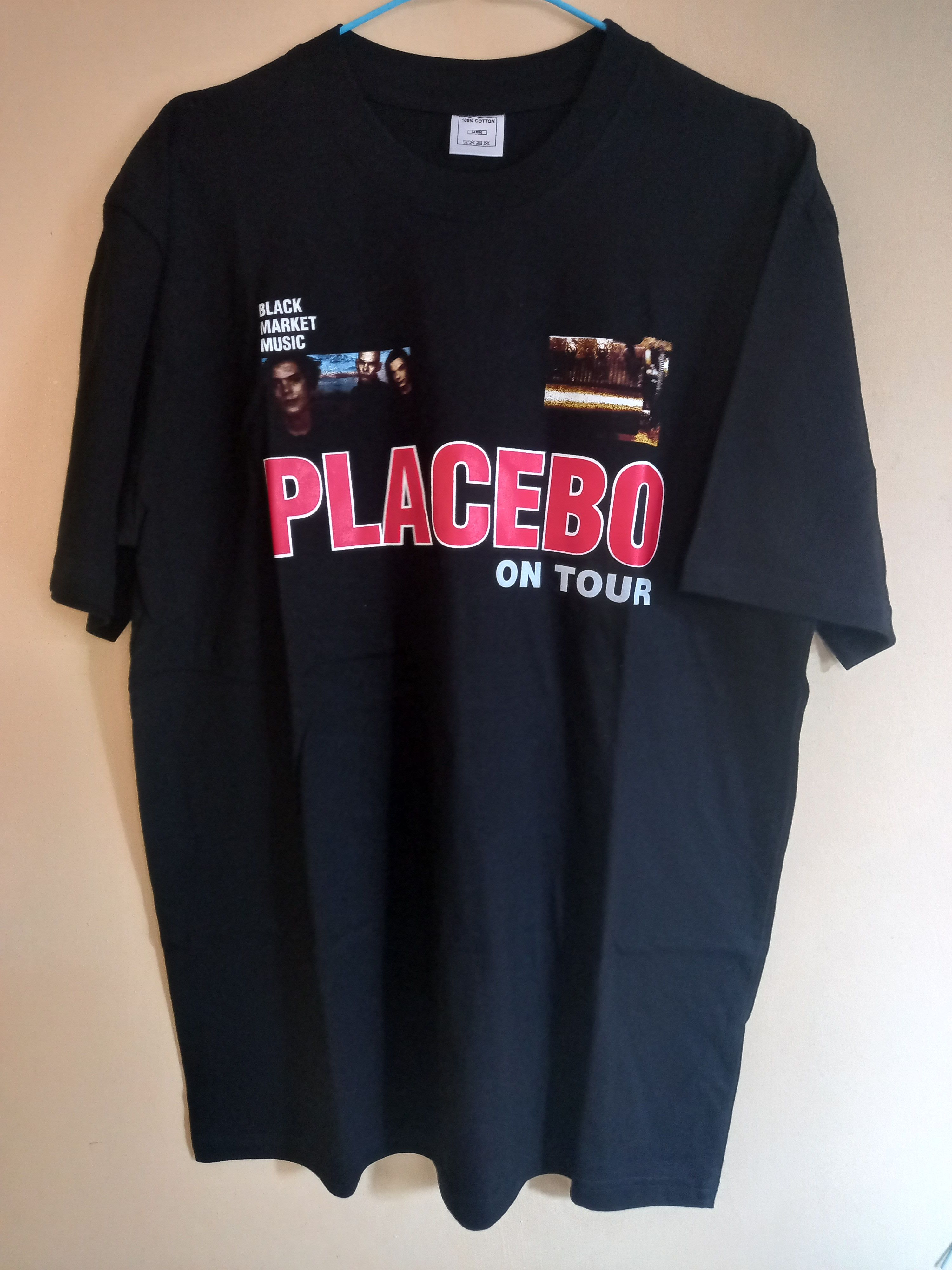 Vintage Vintage early 00s Placebo t shirt boot | Grailed