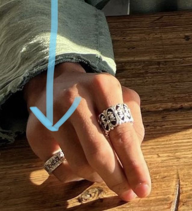 Chrome Hearts rare Kristian Stark Pavé Diamond scroll ring | Grailed