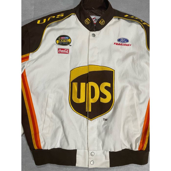 NASCAR Vintage UPS racing Nascar jacket Dale Jarrett RARE XXL | Grailed