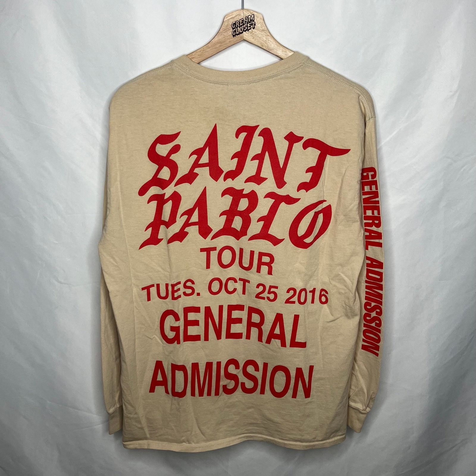 Kanye West Saint Pablo Life of Pablo Hip Hop Rap Tour Merch Longsleeve ...