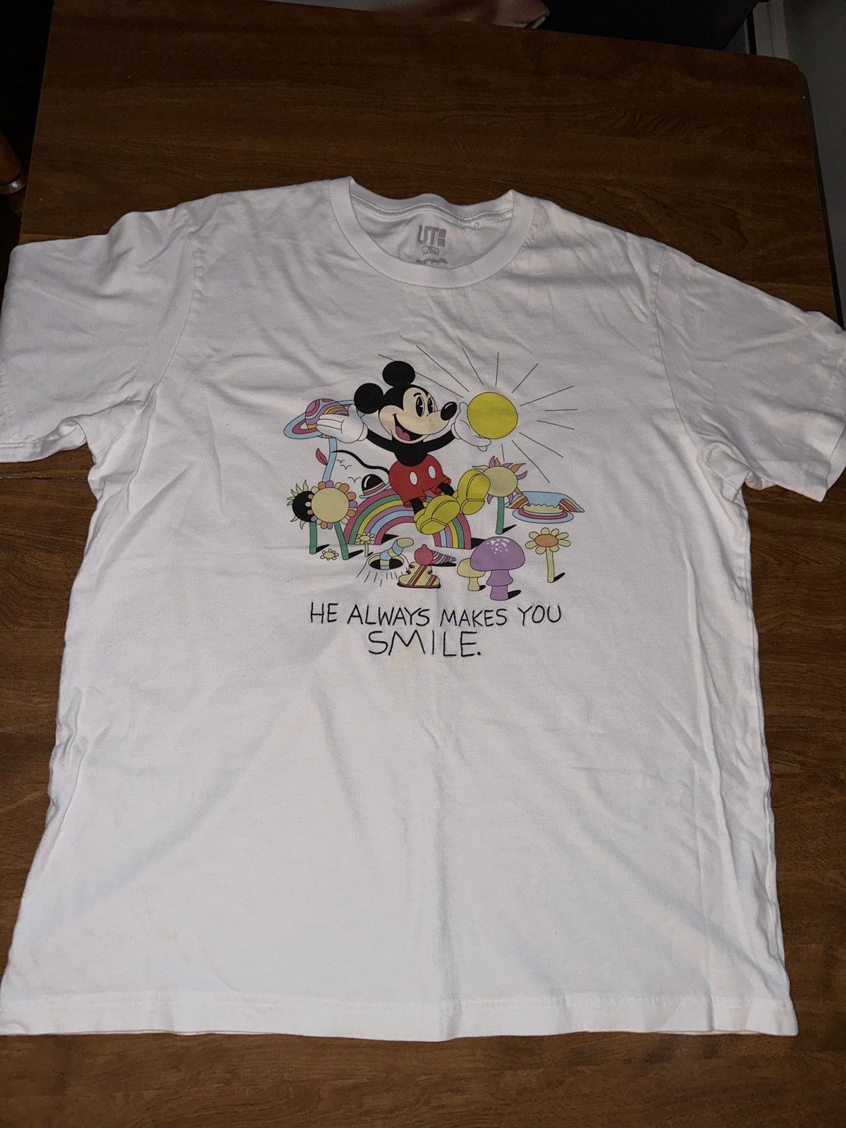 Uniqlo Mickey Mouse Smile T Shirt | Grailed