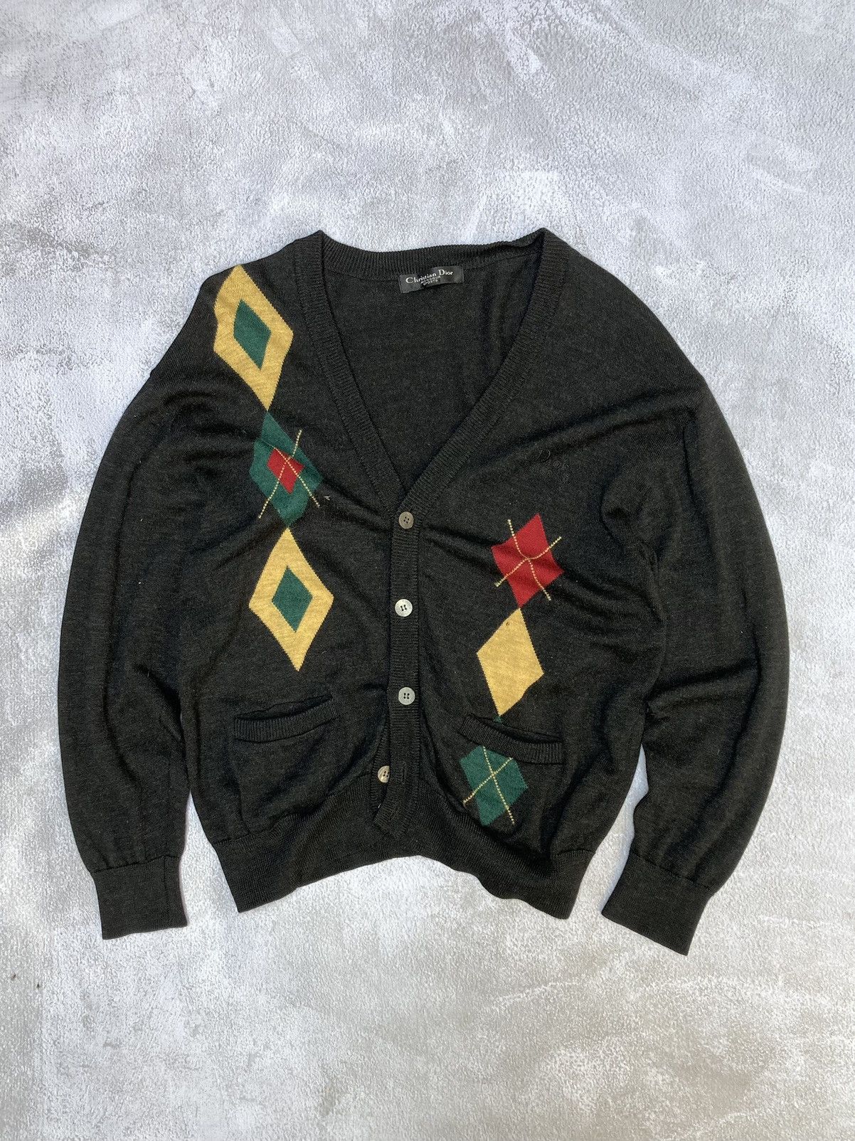 Dior Rare Vintage Christian Dior Knit Cardigan | Grailed