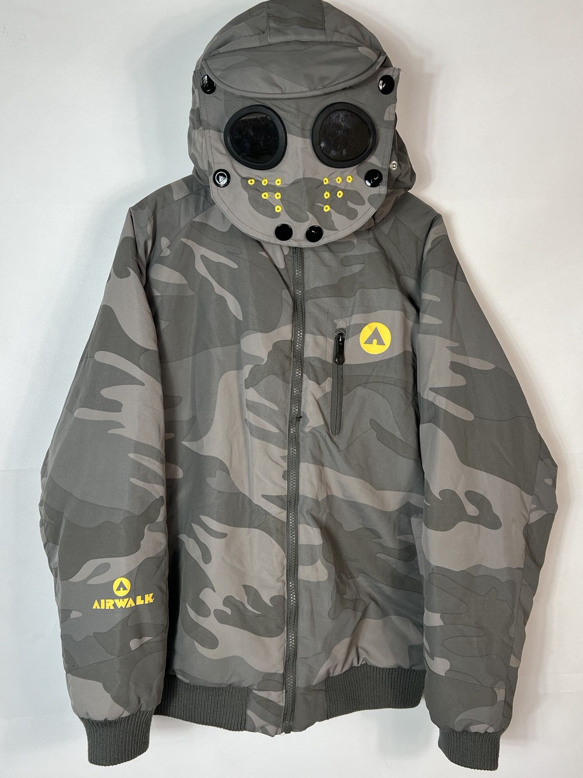 Vintage AirWalk Goggle Mask Jacket Camo Bomber vintage archive | Grailed