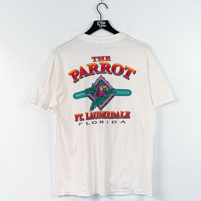 Vintage VTG The World Famous Parrot Ft. Lauderdale Florida T-Shirt ...