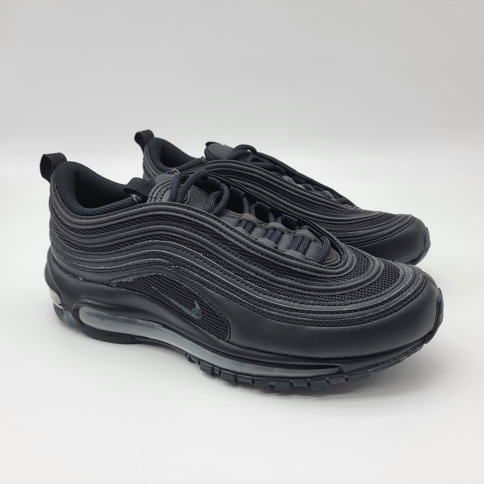 Nike NEW Nike Air Max 97 Triple Black Shoes Sneakers Lifestyle | Grailed