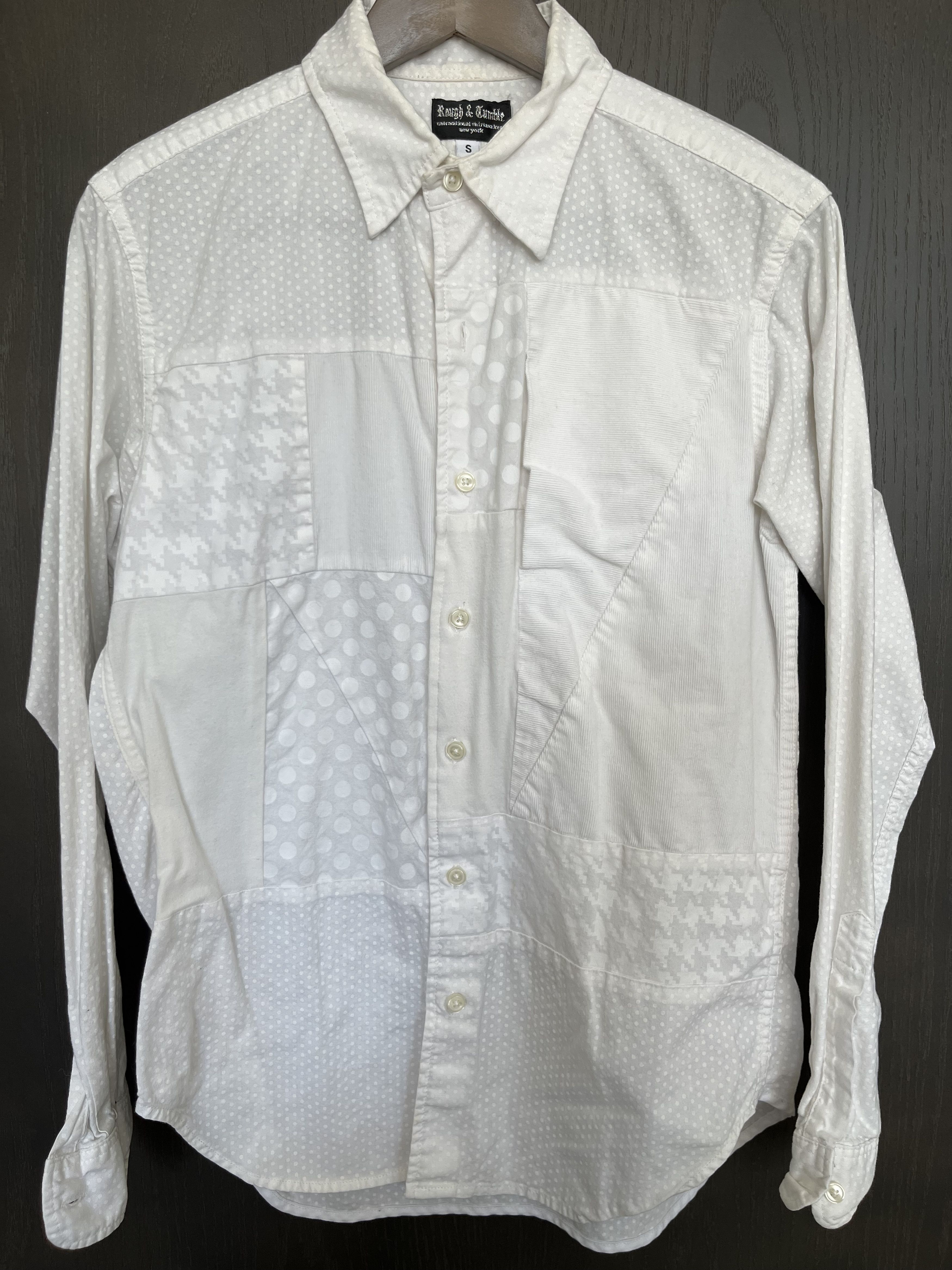 Engineered Garments Nepenthes Rough & Tumble patchwork shirt | Grailed