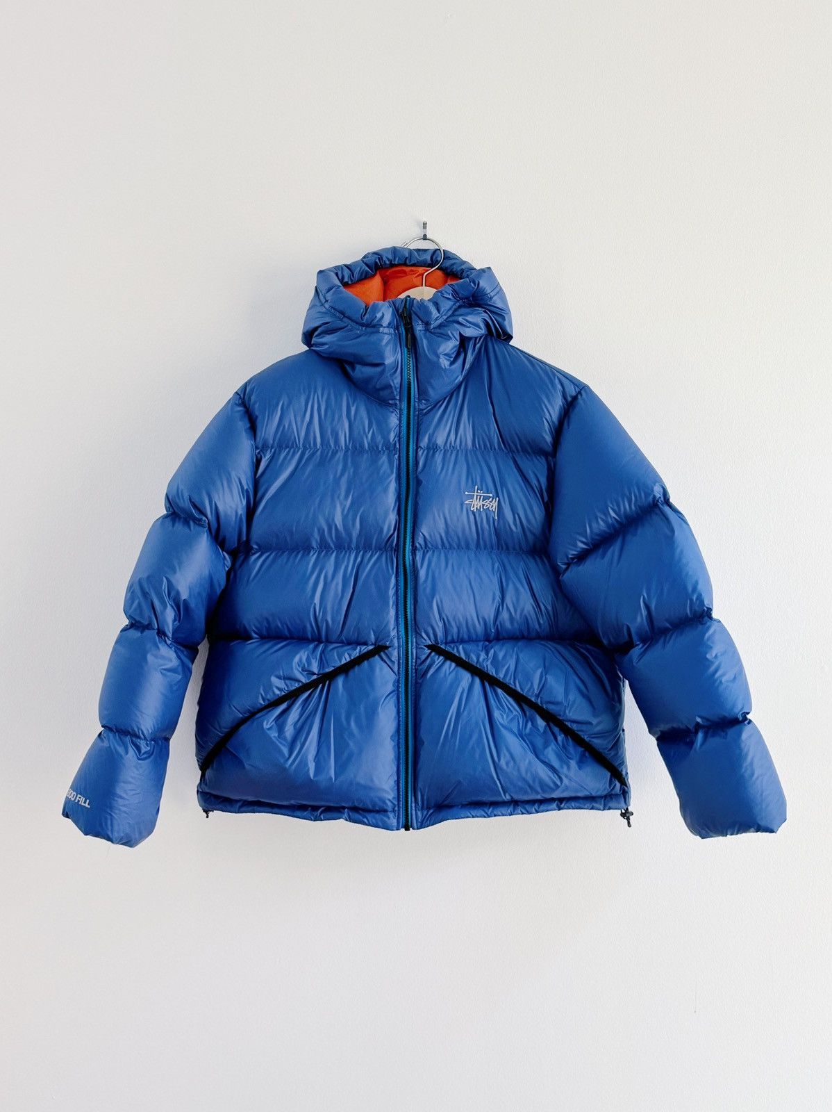Stussy Stüssy, Down Parka Micro Ripstop, Puffer Jacket, Blue, Small ...