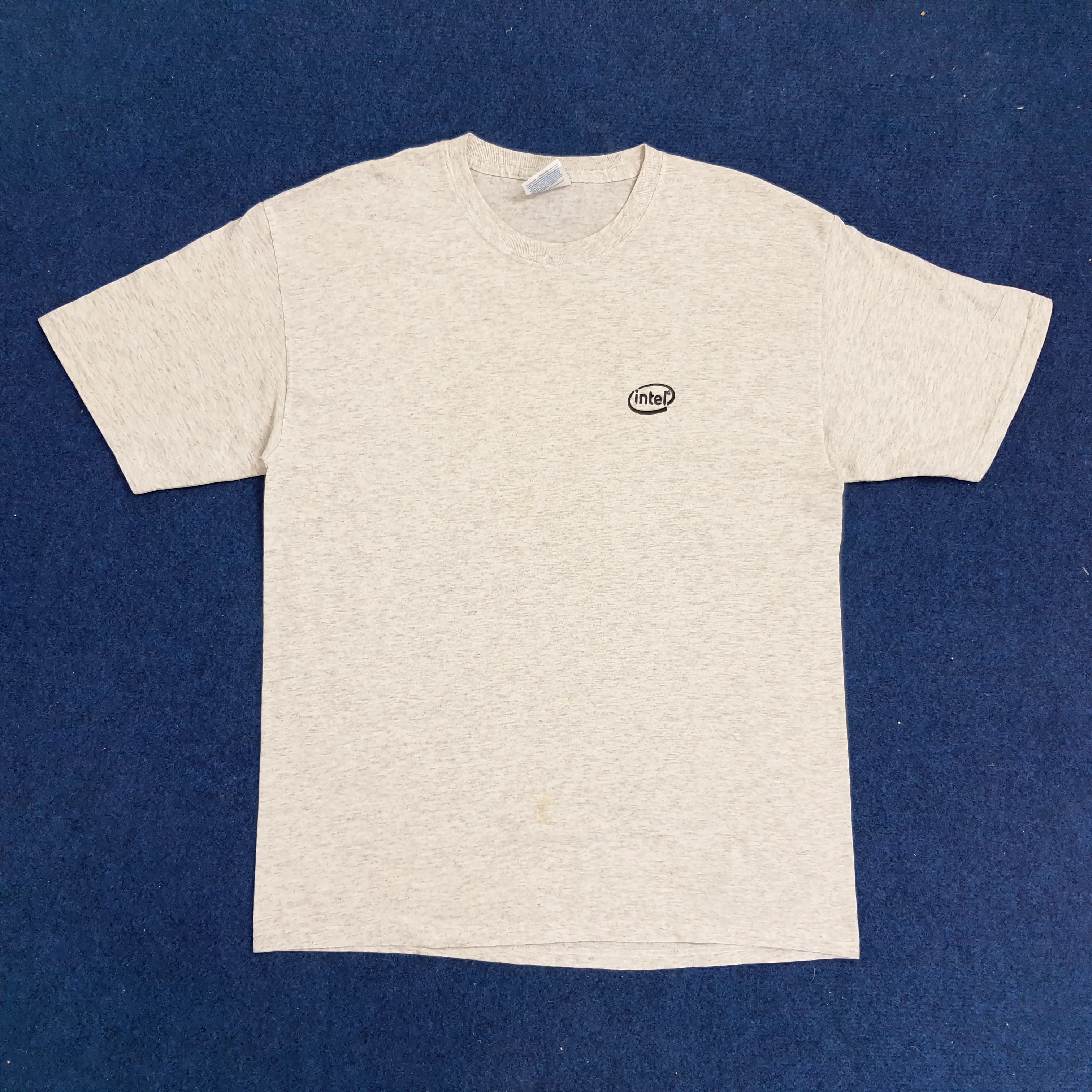Microsoft INTEL Microsoft Small Logo Tshirt | Grailed