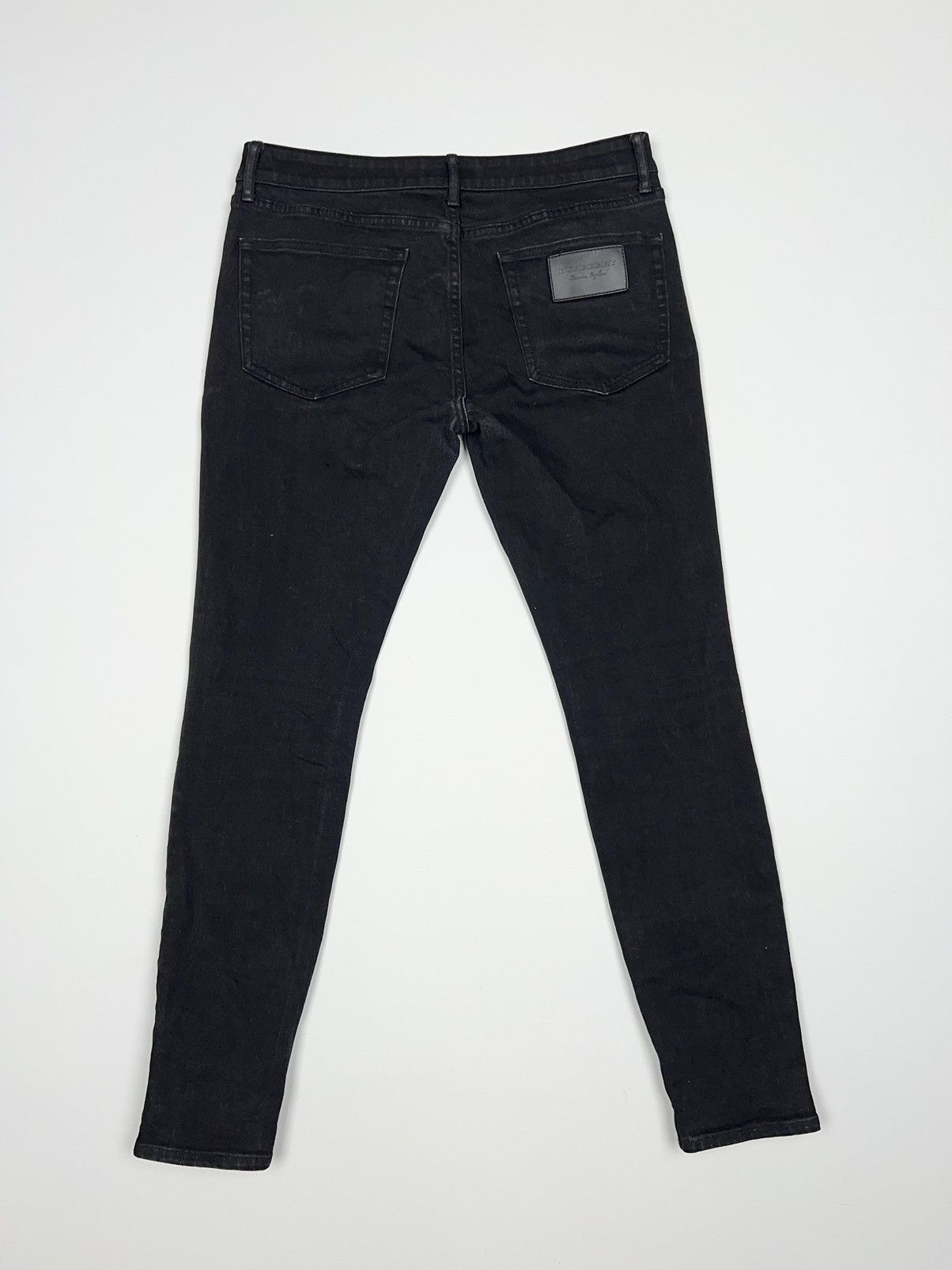 Burberry Burberry Selvedge Nova Check Denim Jeans Pants Black | Grailed