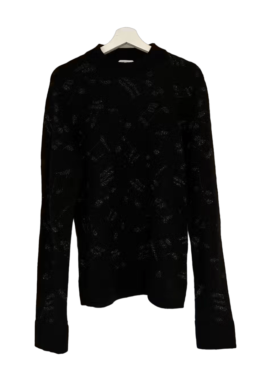 Saint Laurent Paris Saint Laurent Mohair Music note Sweater | Grailed