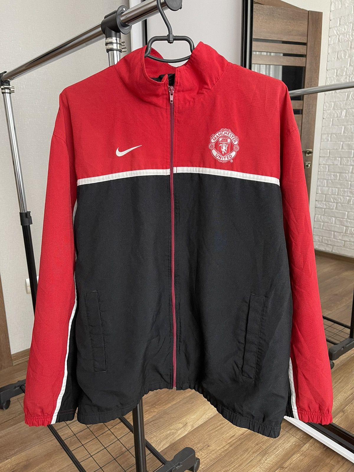 Nike Nike Manchester United Vintage Track Soccer Jacket 90s | Grailed