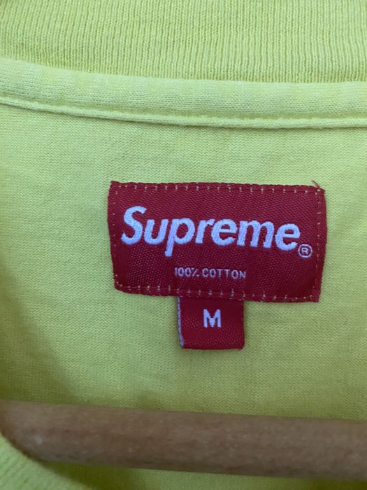 Supreme Mini Box Logo Yellow Supreme Tee | Grailed