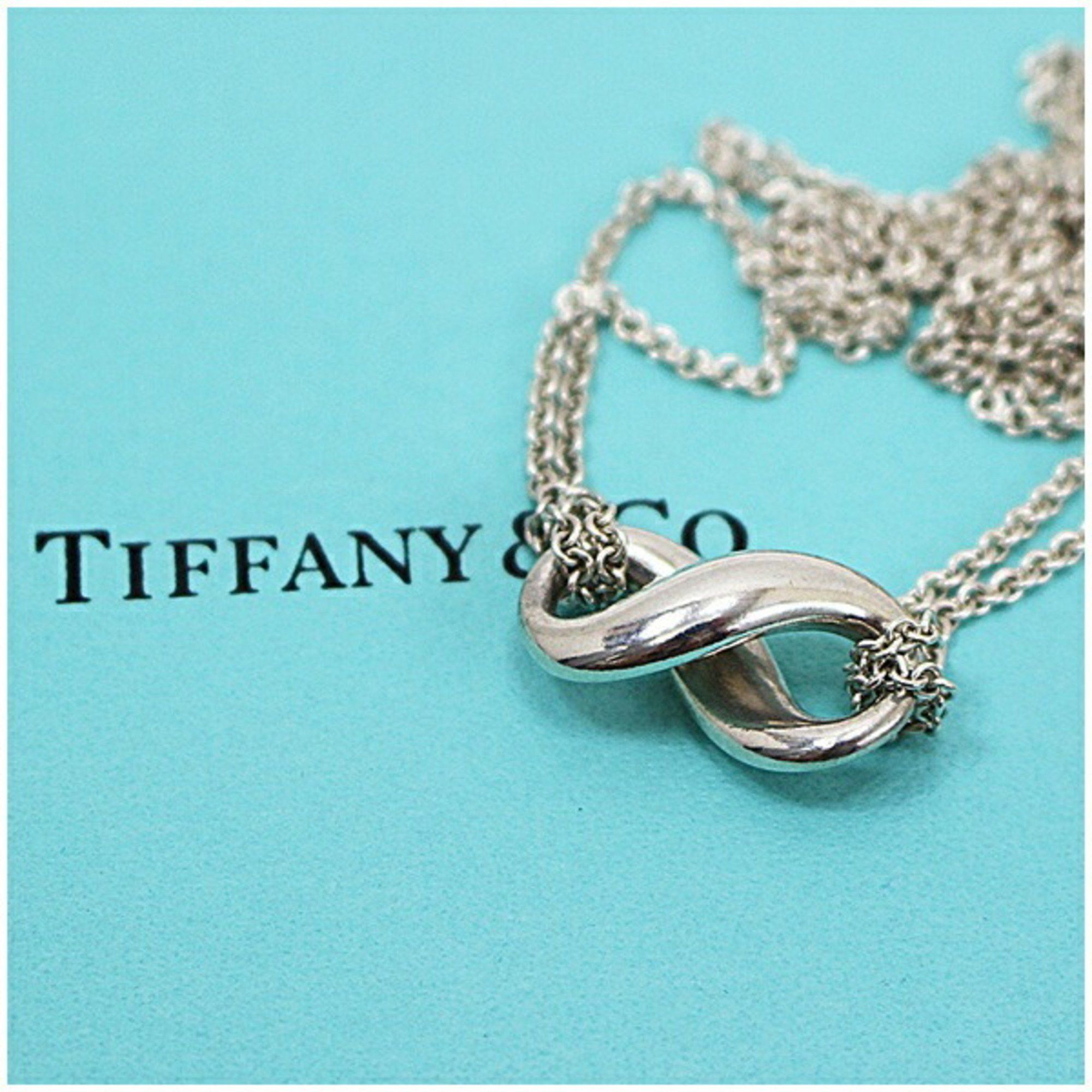 Tiffany & Co. Tiffany necklace infinity double chain silver 925 TIFFANY ...