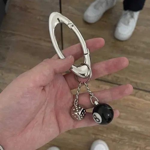 Designer × Japanese Brand × Streetwear Street Hip Hop Black 8 Silver ...