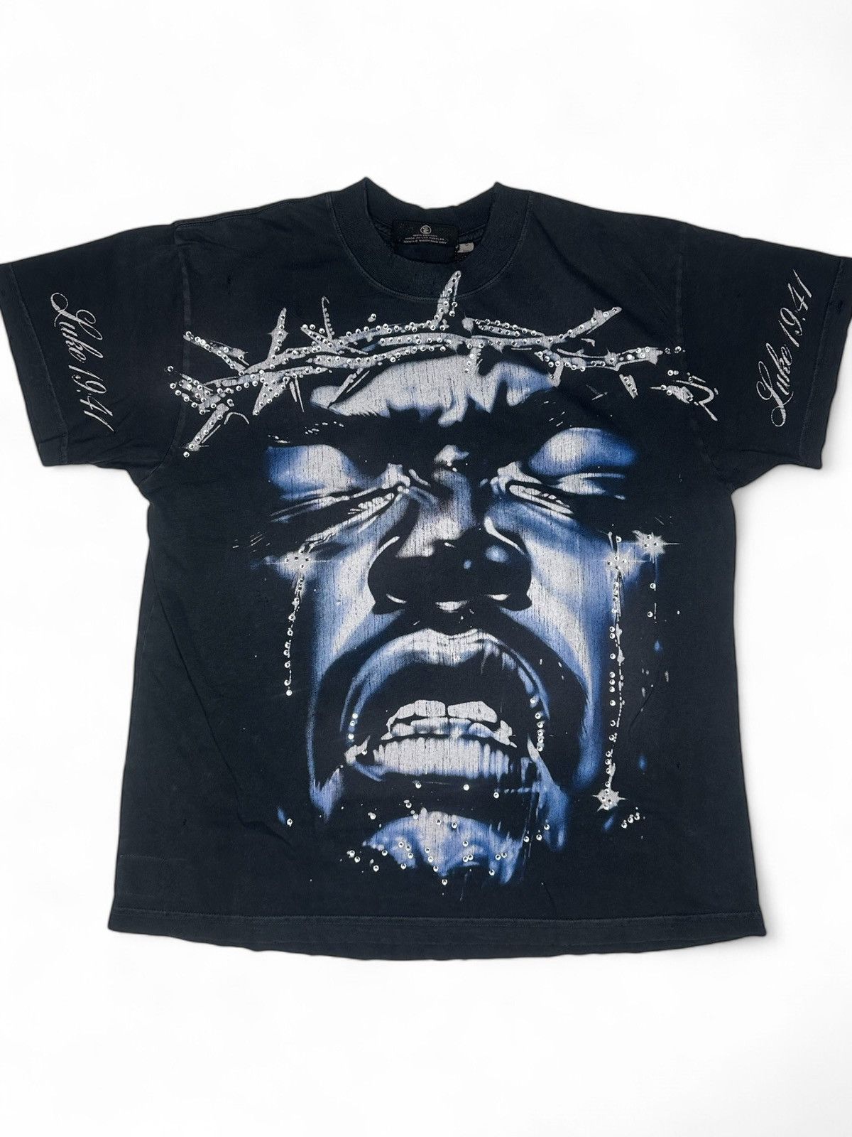 HELLSTAR Hellstar Jesus Wept T Shirt | Grailed