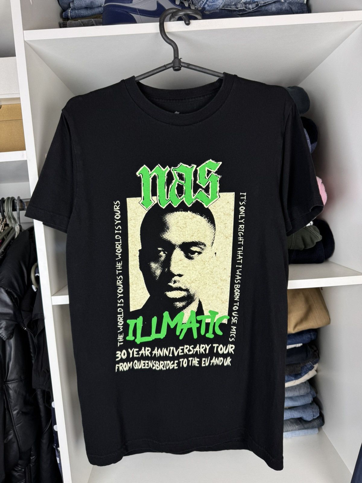 Nas Nas illmatic 30 Year Anniversary Tour T-shirt | Grailed