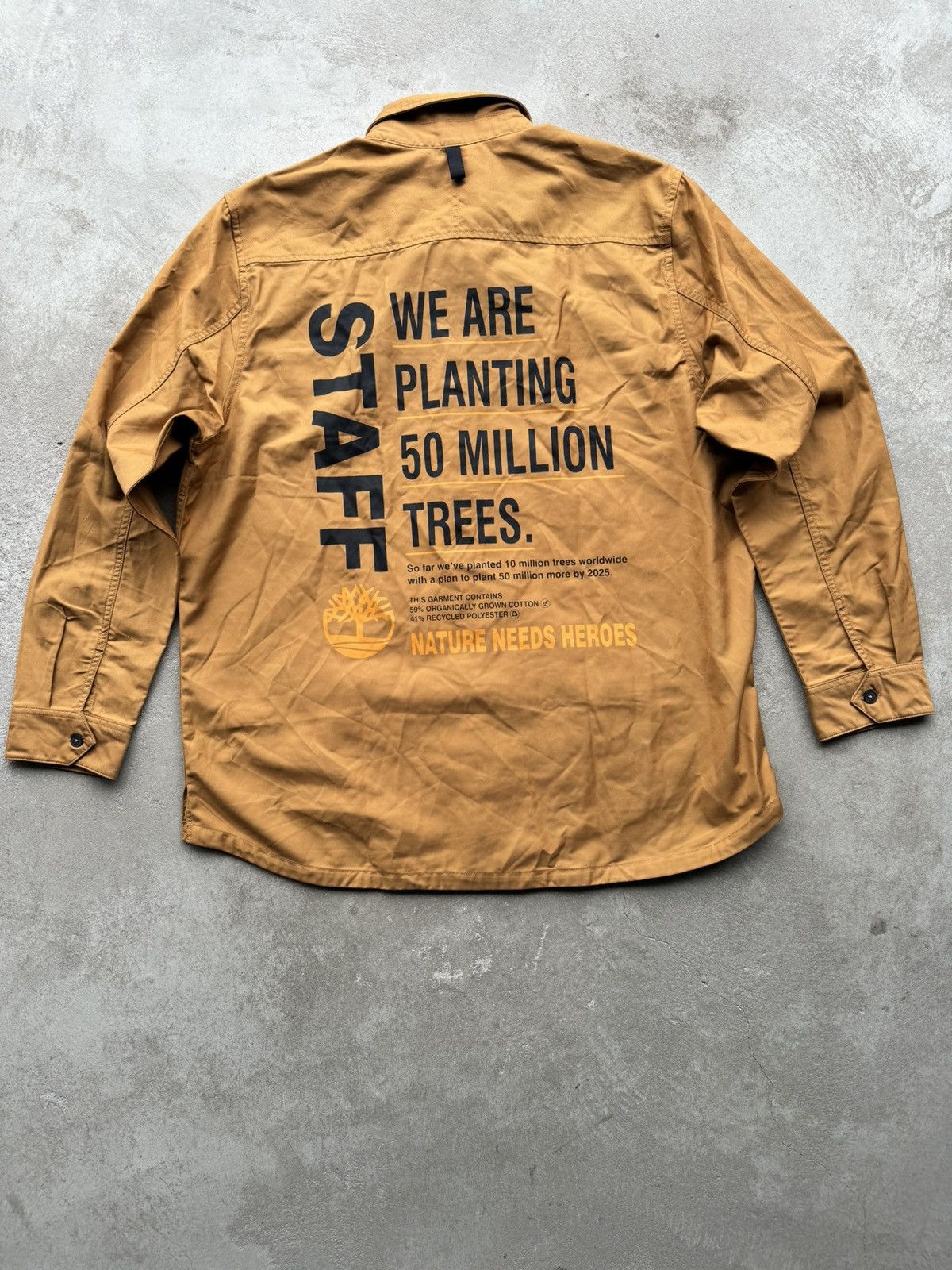 Other Timberland Slogan Overshirt DS | Grailed