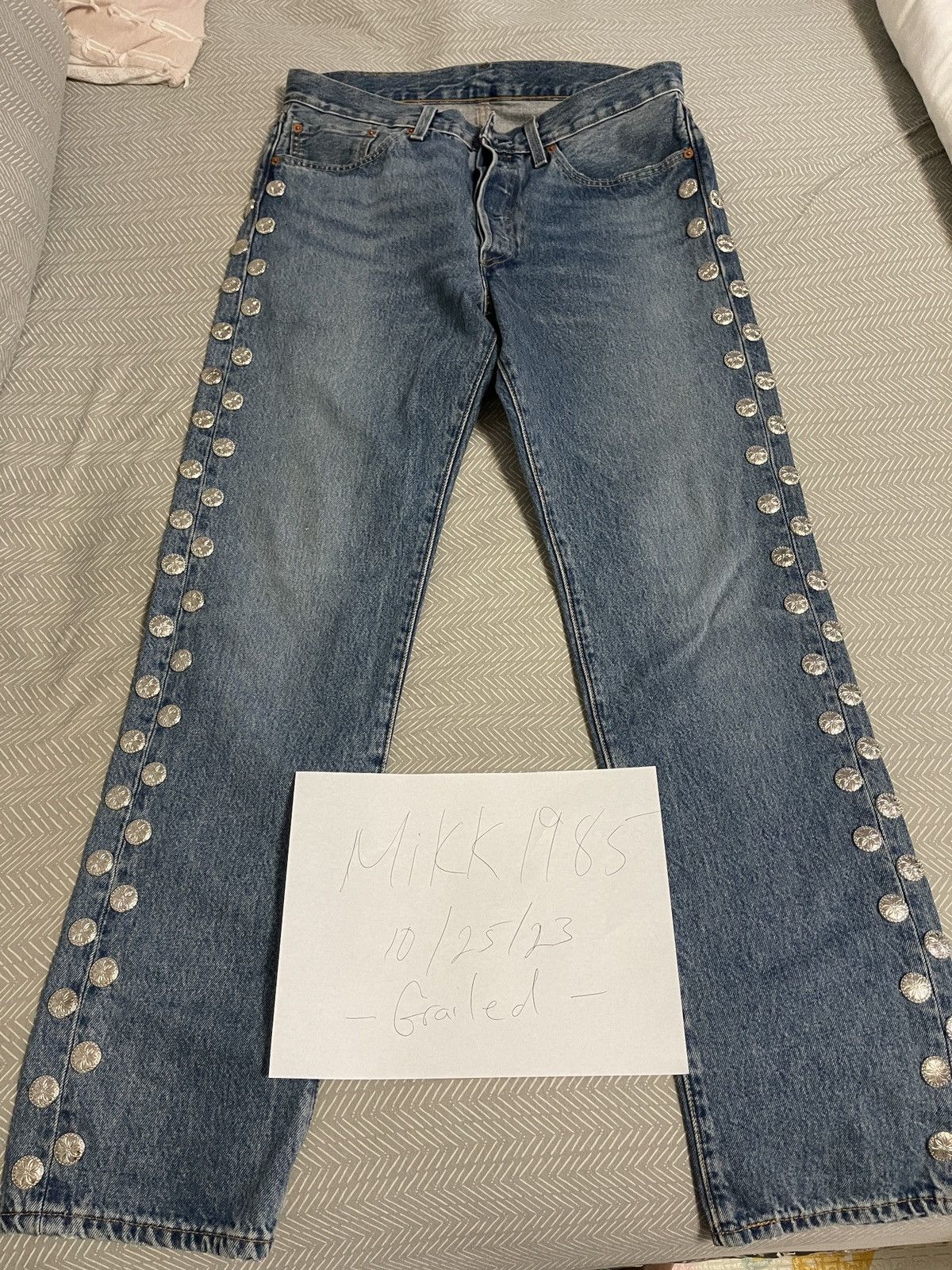 DENIM TEARS DENIM TEARS 'TUPAC TEARS' 501 JEANS | Grailed