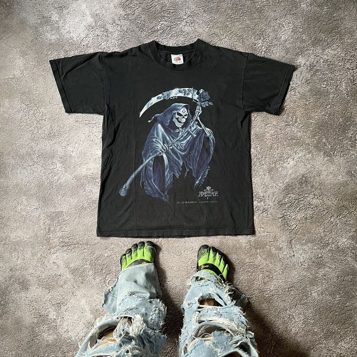 Vintage Vintage Y2K SKELETON CREEPY ABSTRACT ANGRY HORROR BONES | Grailed