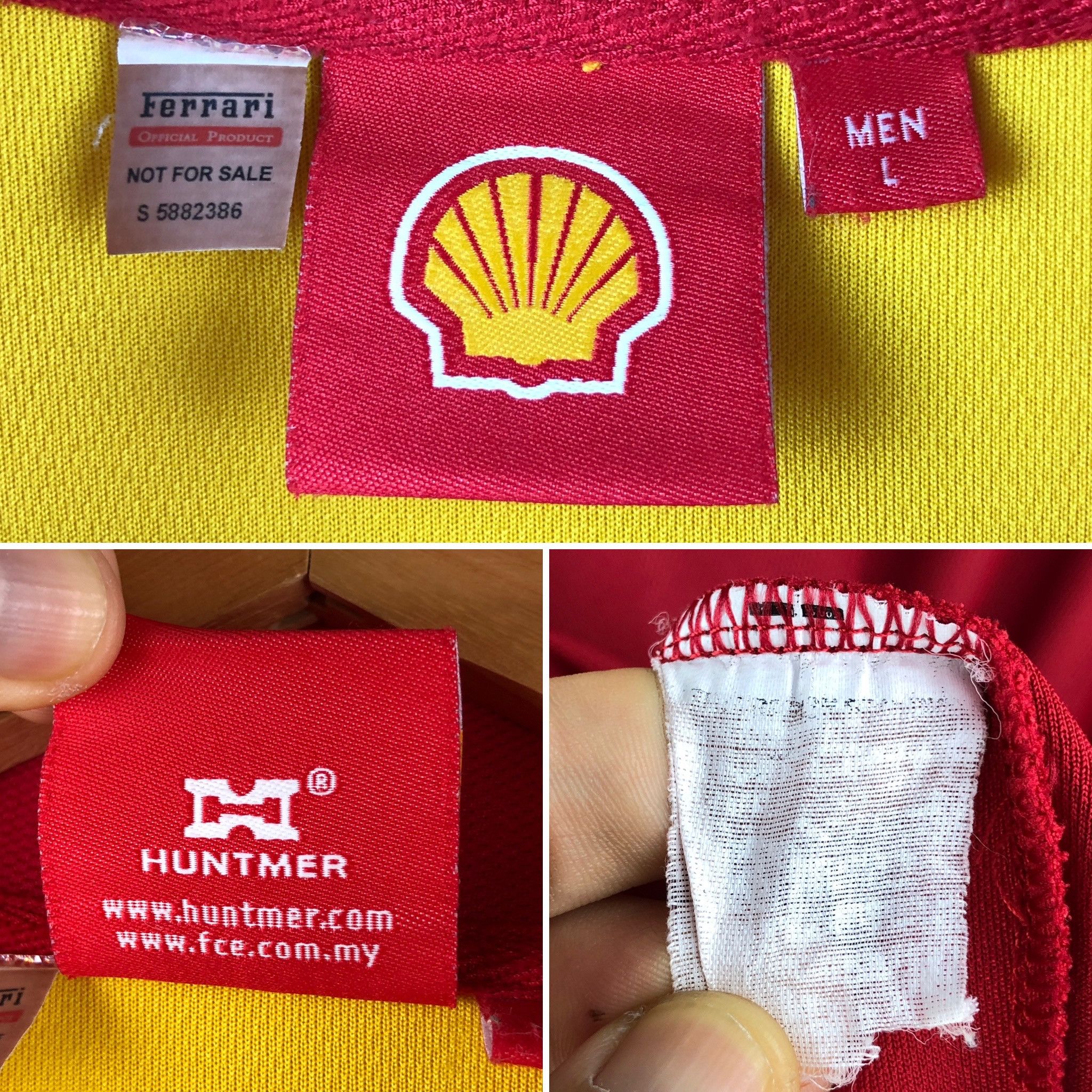 Ferrari Ferrari Scuderia Shell Official Big Logo Polo Tee Shirt | Grailed