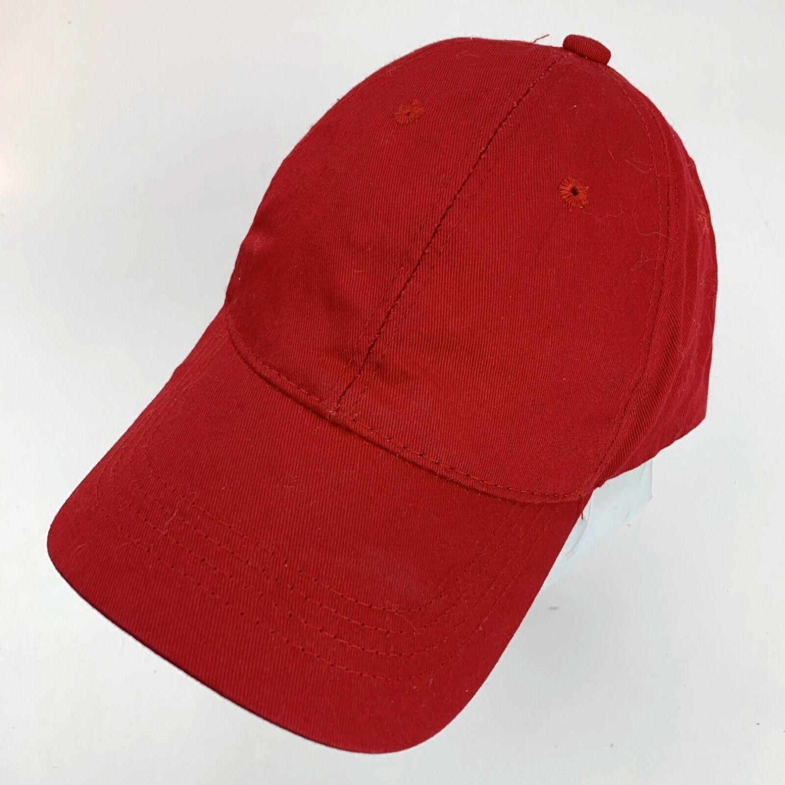 Bally Unbranded Blank Red Ball Cap Hat Adjustable Baseball | Grailed