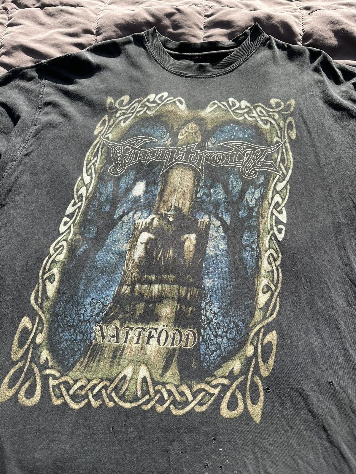 Vintage Vintage Finntrollz Nattfodd Finnish Metal Band Tee Shirt | Grailed