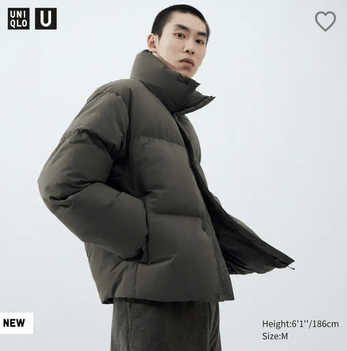Uniqlo UNIQLO U PADDED VOLUME JACKET (OLIVE/M) | Grailed