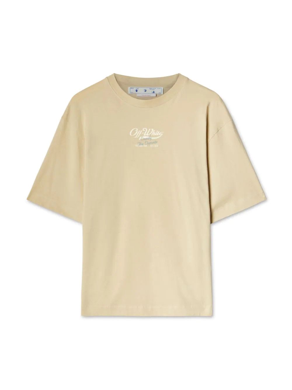 Off-White OFF WHITE T-SHIRT ARROWS VIRGIL CARAVAGGIO Script Logo Opp ...