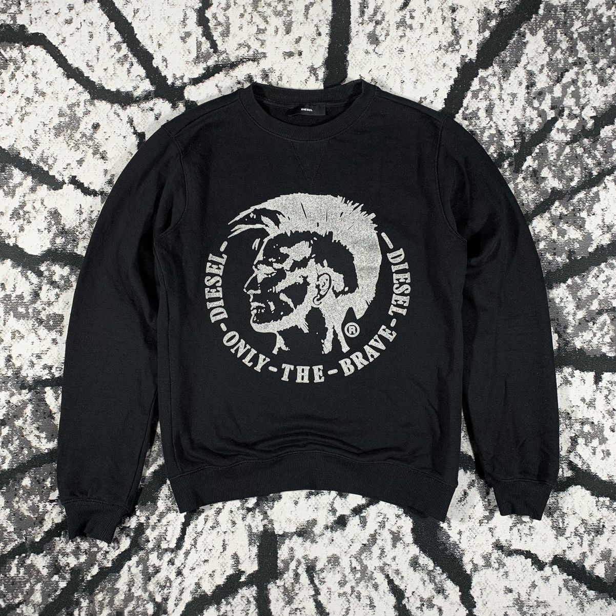 Diesel DIESEL BIG LOGO CREWNECK SWEATSHIRT Y2K STYLE OPIUM | Grailed