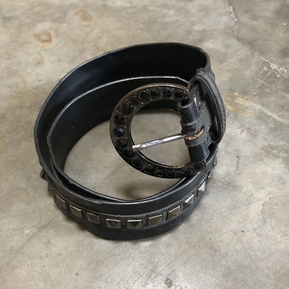 Vintage Vintage 90s Japanese Y2K Belt Alt Goth Punk Rave Kanye Style ...