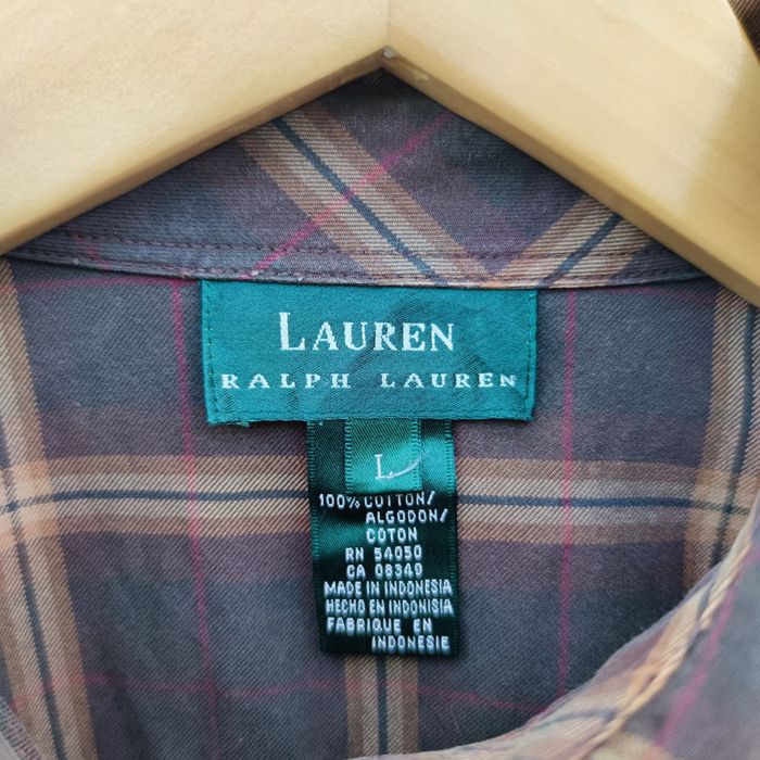 Ralph Lauren (Lrl) Lauren Jeans Co. Lauren Ralph Lauren Plaid Brown ...