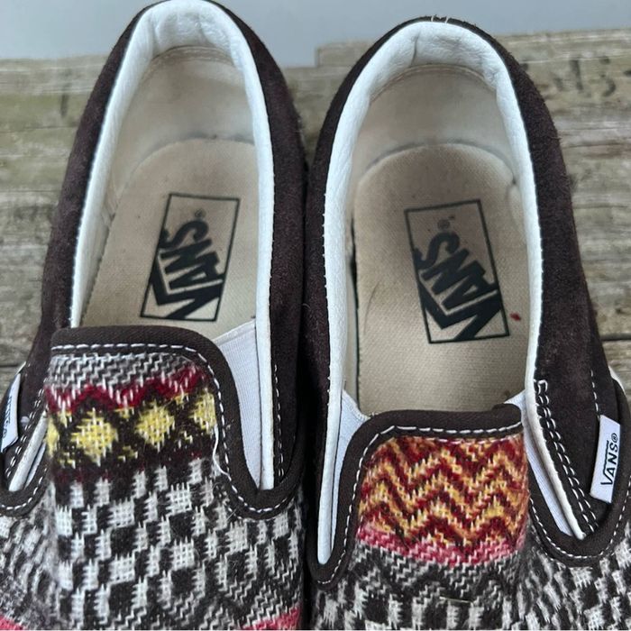 Vans Vans Classic Slip On Southwestern Aztec Western Woven Shoes | Grailed