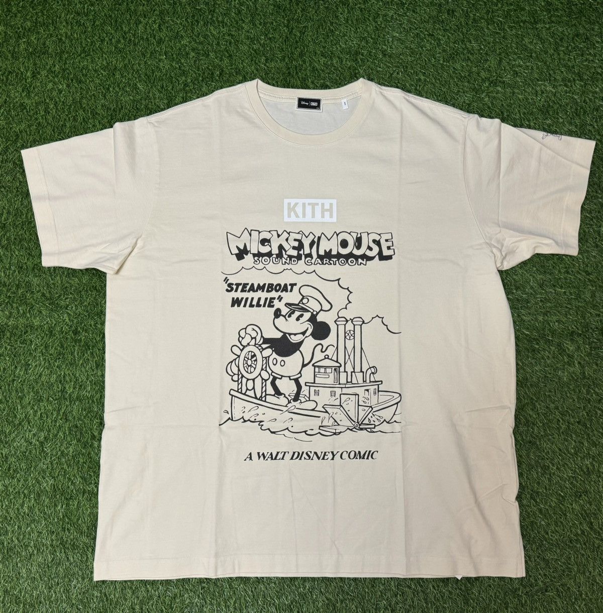 Kith Kith X Disney Mickey & Friends Steamboat Willie Vintage Tee | Grailed