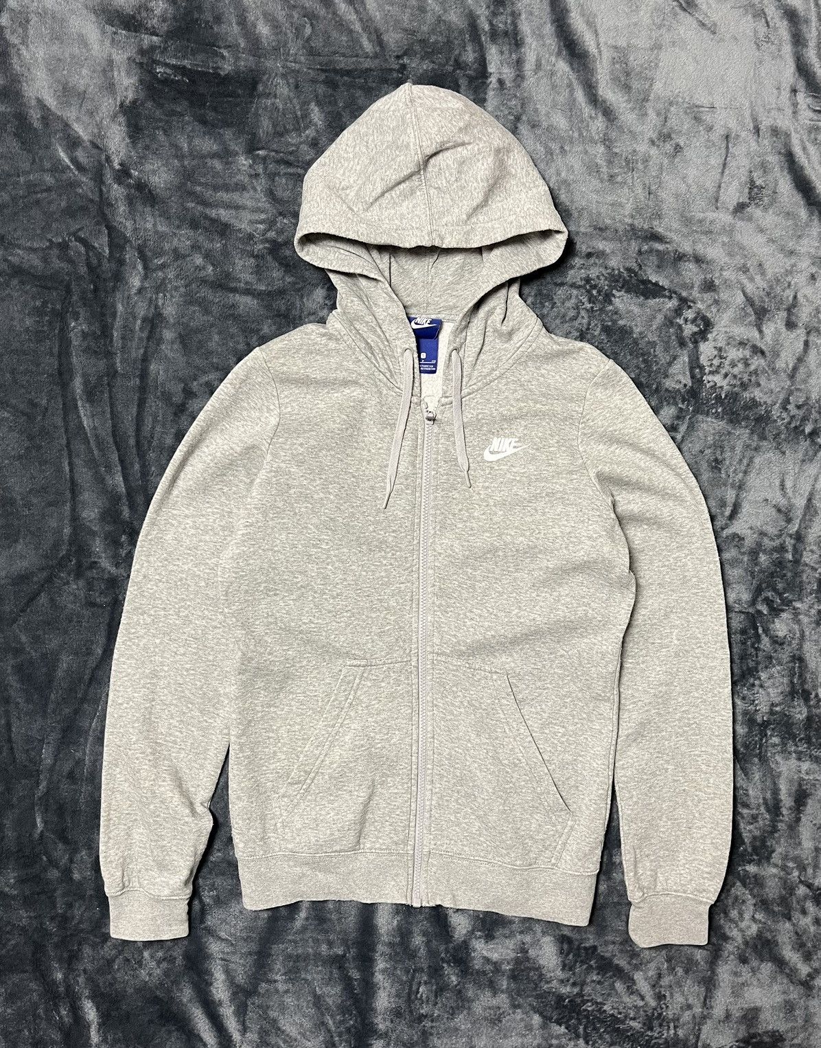 Nike Nike 00's Vintage Embroidered Logo Hooded Zip Sweatshirt | Grailed
