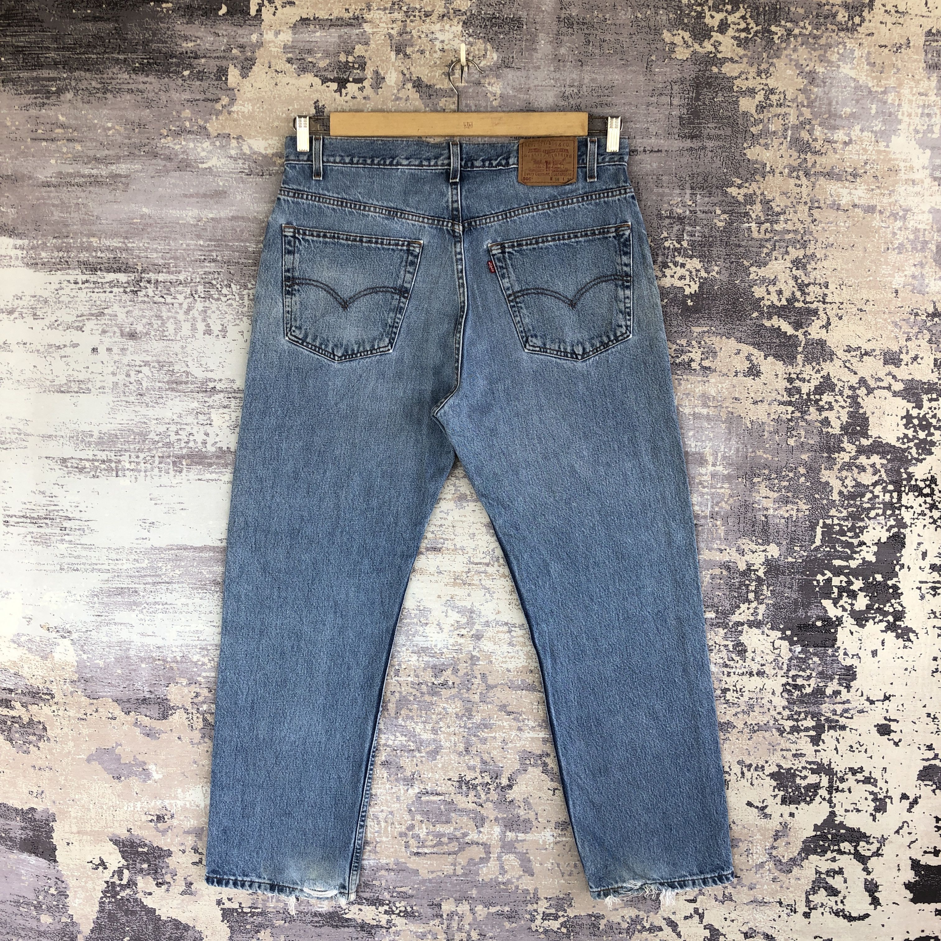 Levi's × Vintage Vintage 90s Levis 505 SunFaded Jeans Light Wash Denim | Grailed