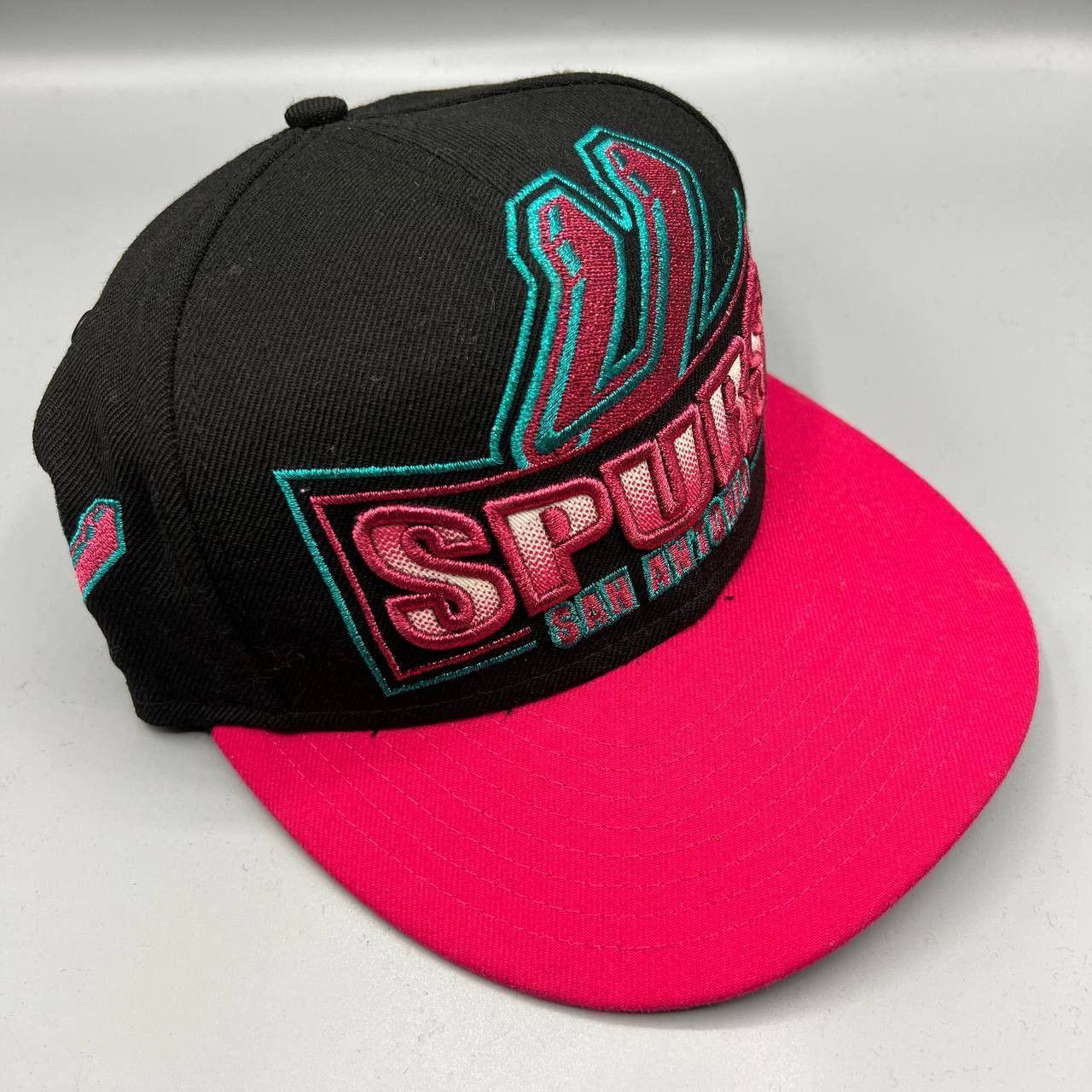 New Era San Antonio Spurs NBA Hat Snap back Cap Black Men | Grailed