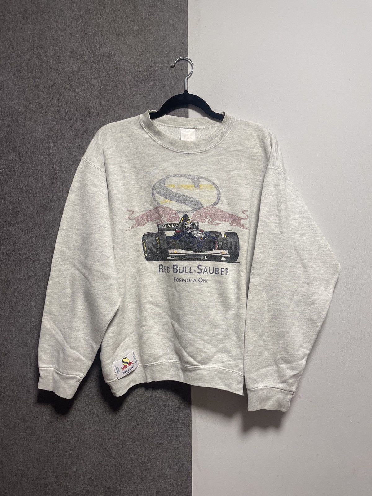 Formula 1 × Racing × Vintage F1 Red Bull Sauber Vintage Sweatshirt ...