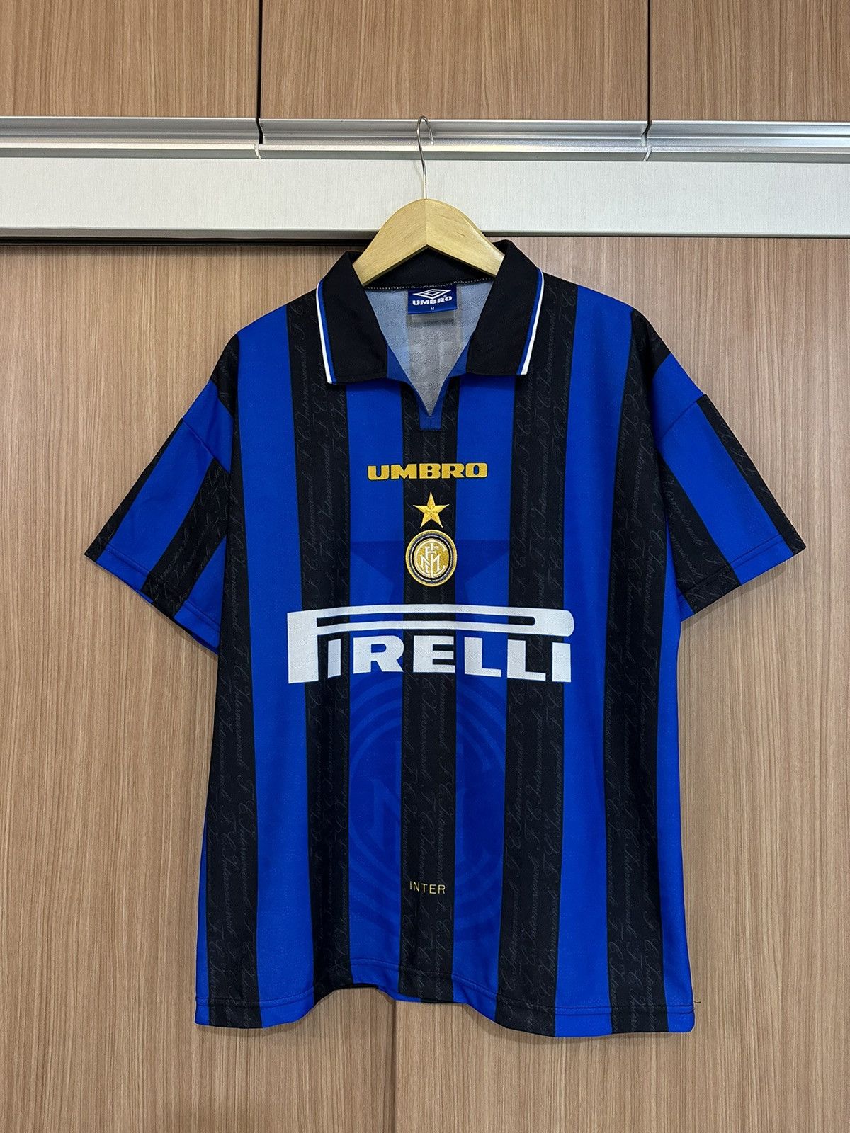 Jersey × Umbro × Vintage Inter Milan 1996/97 Home Jersey Original ...