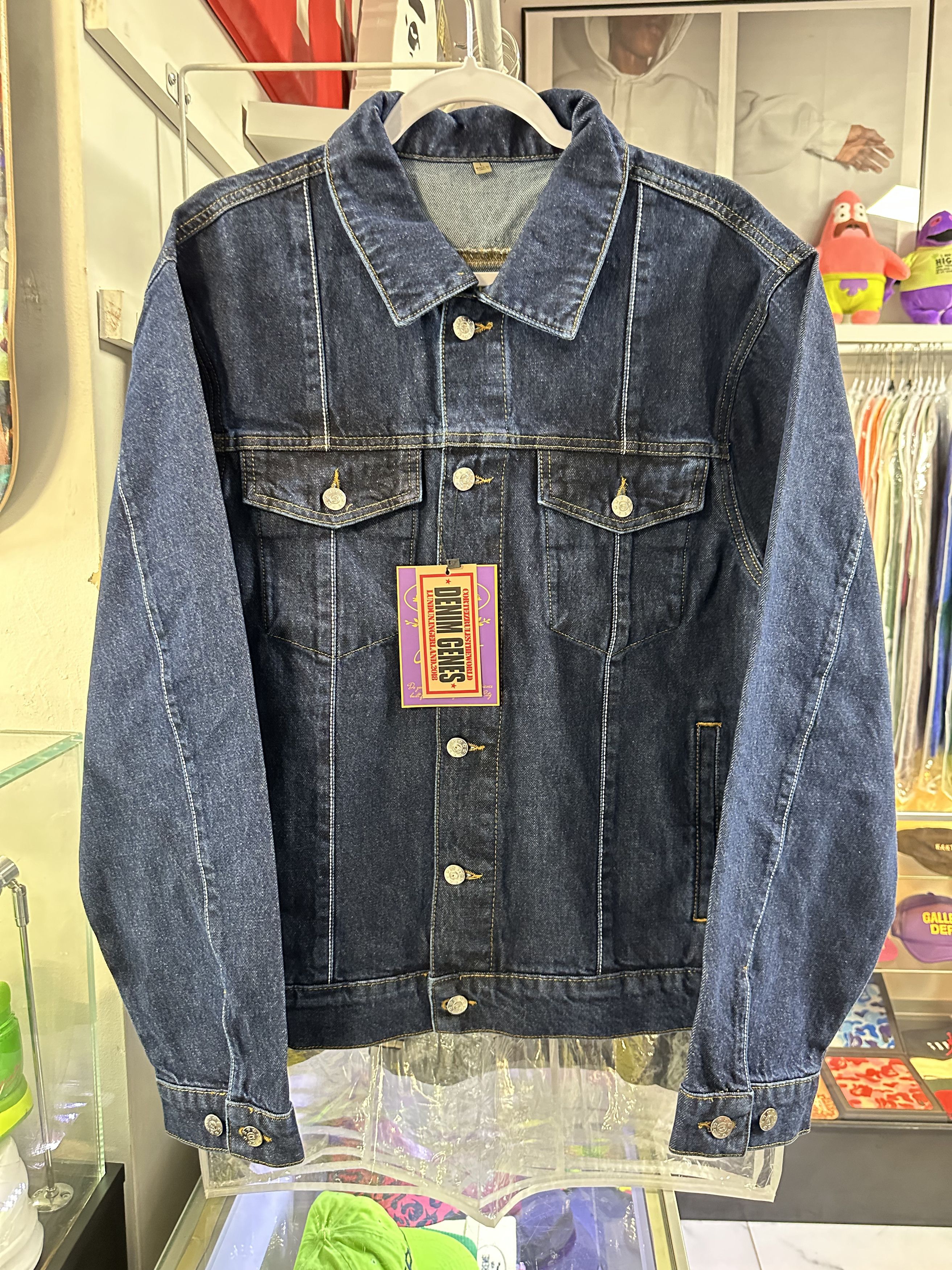 Corteiz Corteiz C-Star Stitch-Down Denim Jacket | Grailed