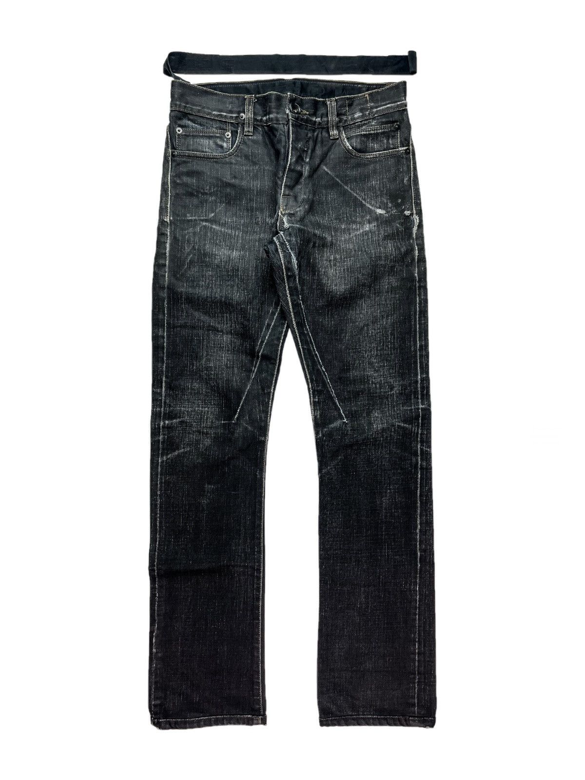 Rick Owens × Rick Owens Drkshdw Rick Owens Archive Black Waxed Detroit ...