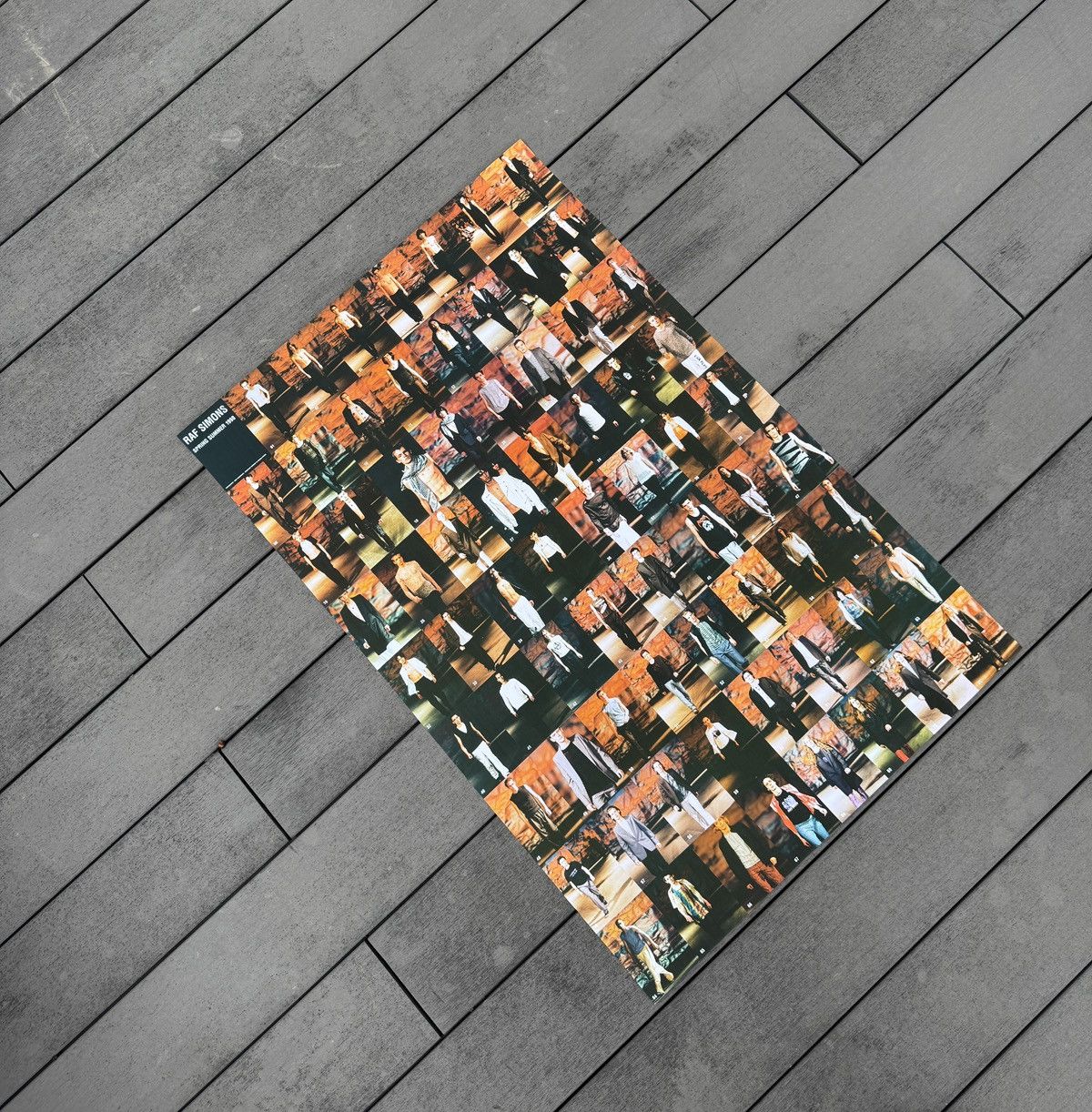 Raf Simons Raf Simons Spring Summer 1998 'BLACK PALMS' Big Size Poster ...