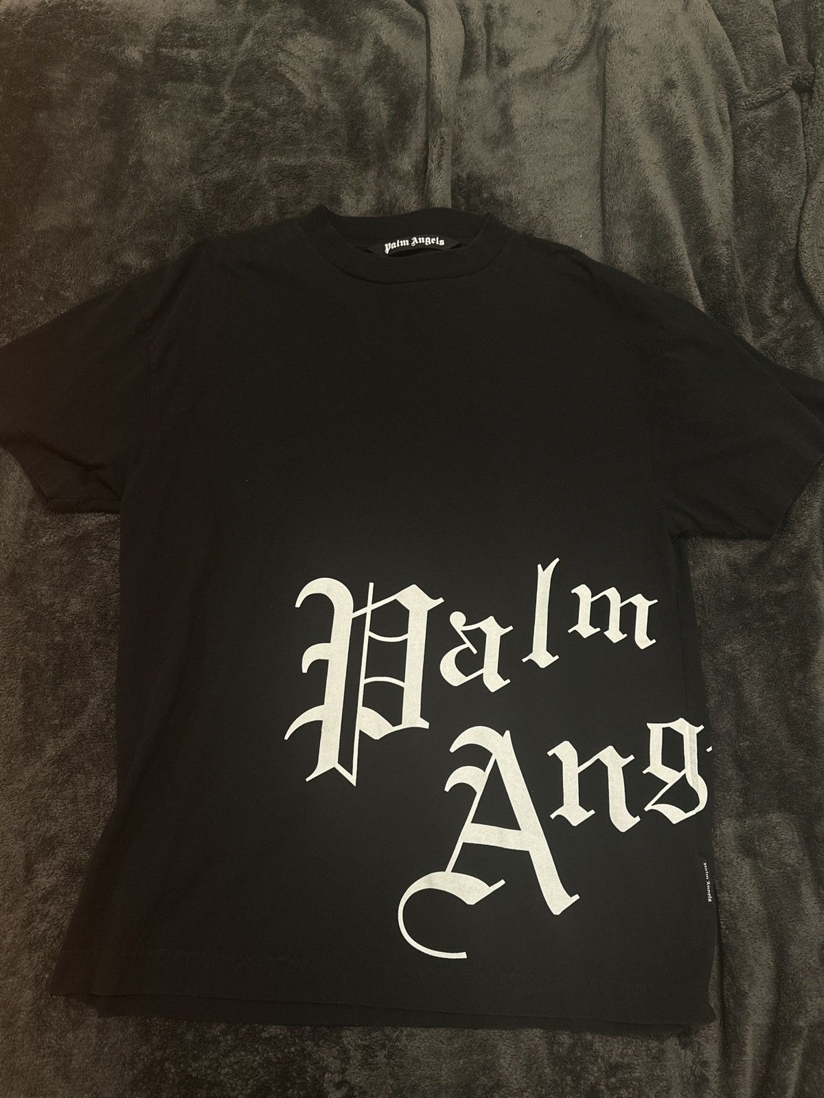 Palm Angels Palm Angels Mock Neck Logo Tee | Grailed
