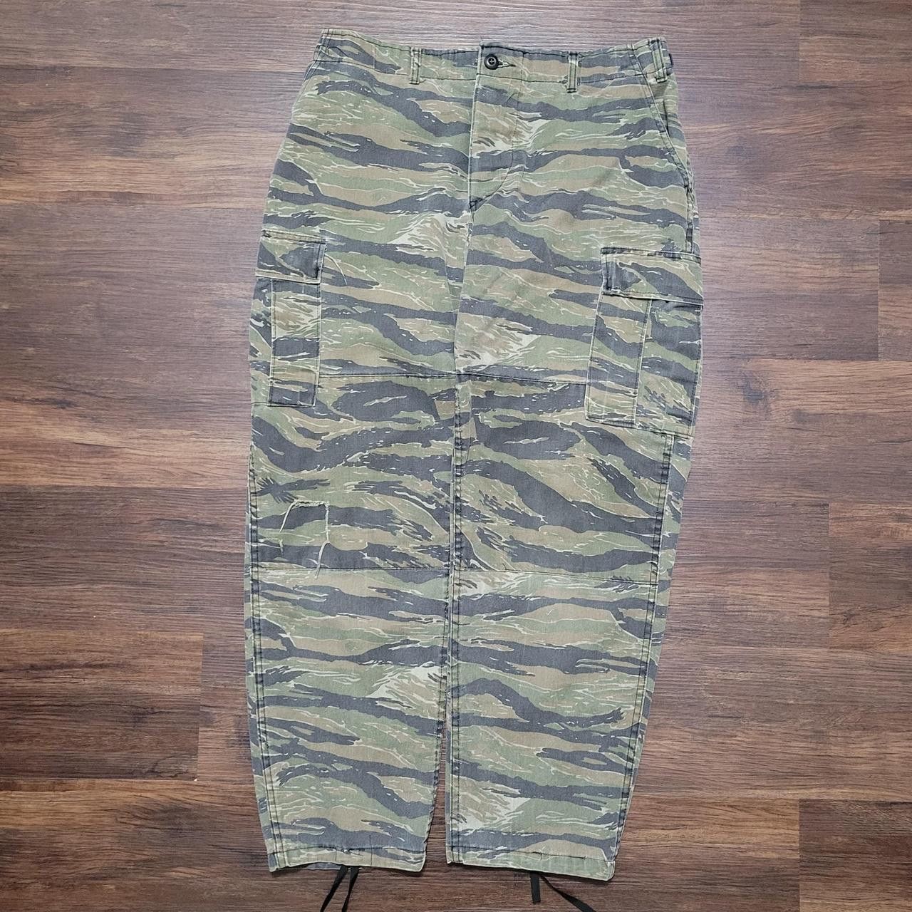 Streetwear × Vintage Vintage 1990s Military Surplus Tiger Camo BDU ...