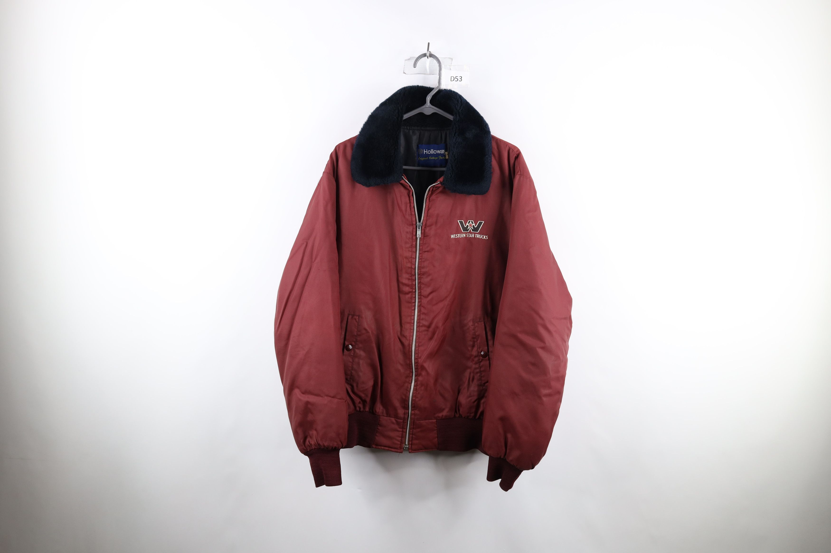 Vintage Vintage 70s Western Star Trucks Collared Bomber Jacket USA ...